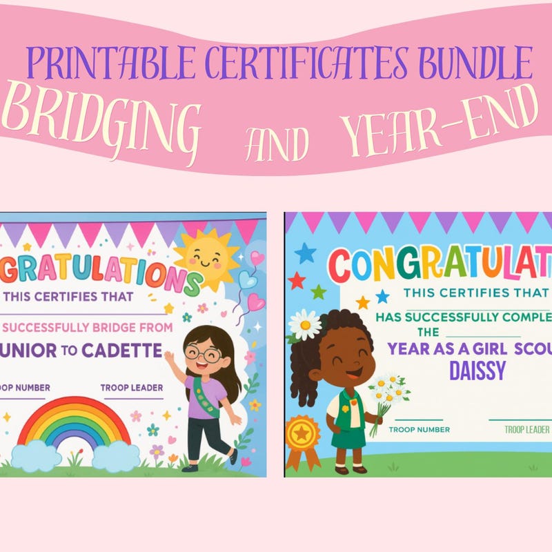 Junior Bridging Certificate - Etsy