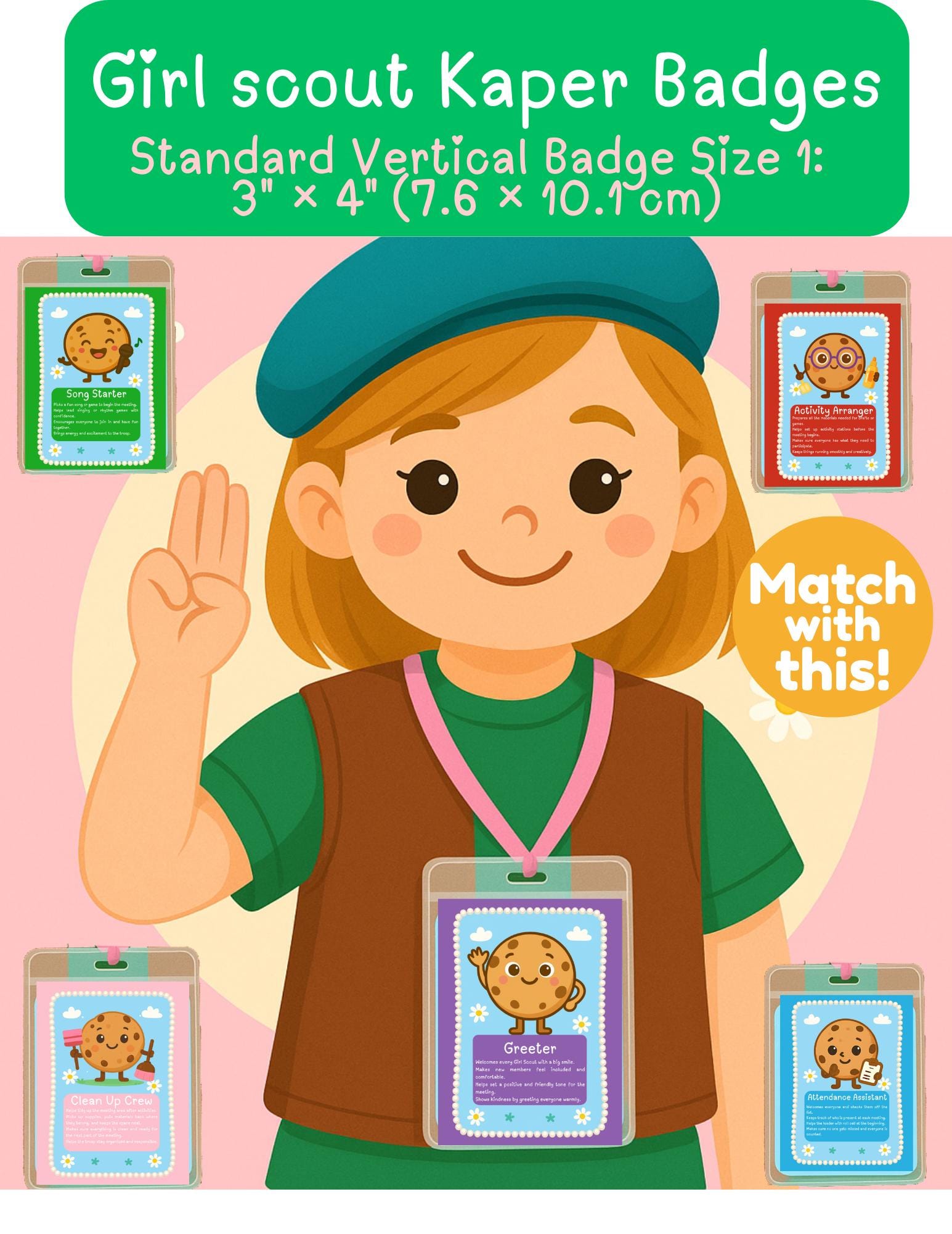 Girl Scouts First Aid Kit Cards - Etsy