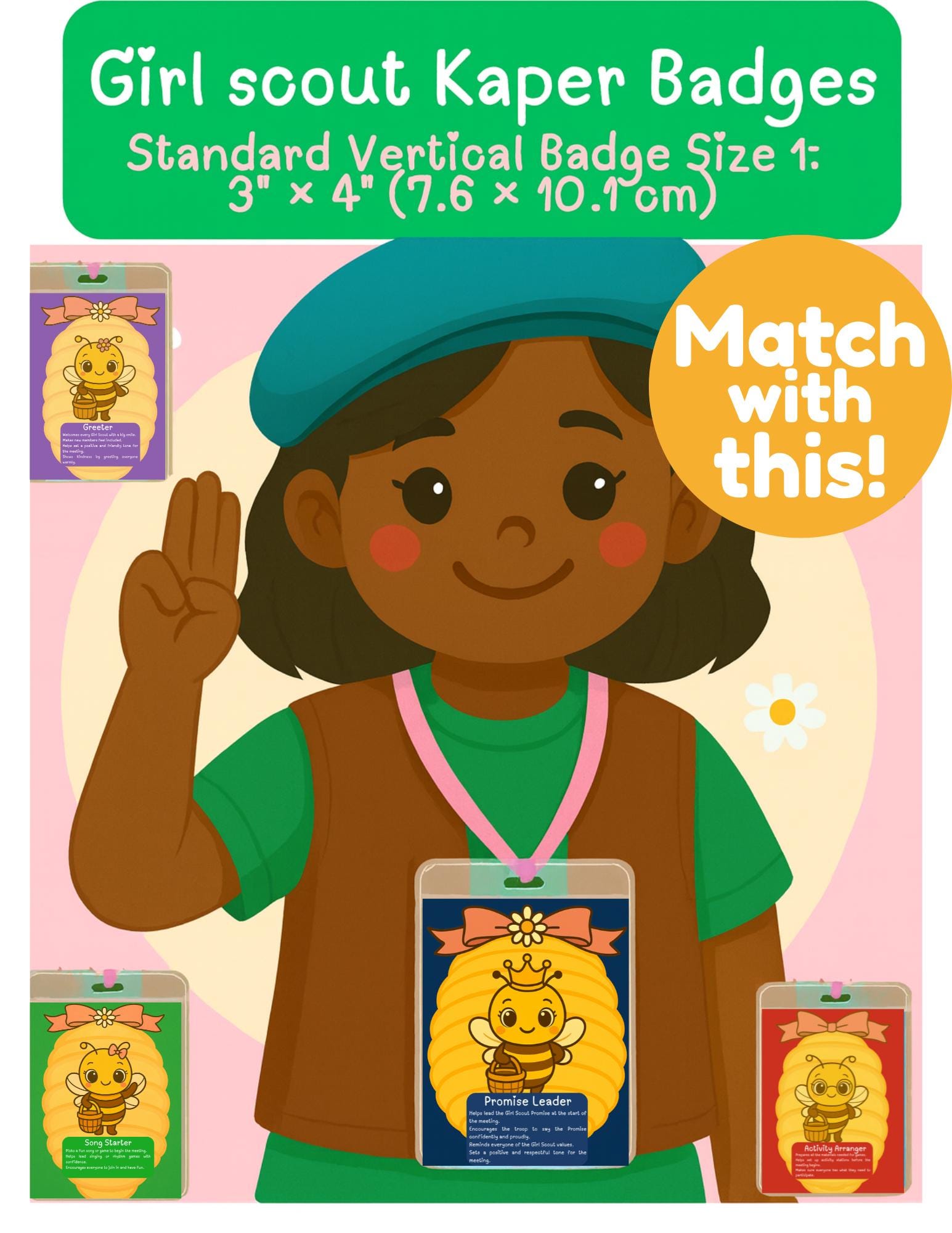 Girl Scout Promise and Law Bundle - Etsy