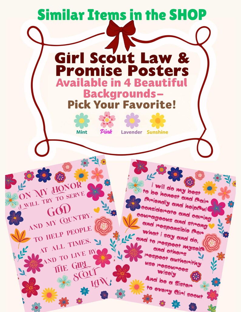 Daisy Petal Challenge | Girl Scout Law With Daisies | Activity Petals ...