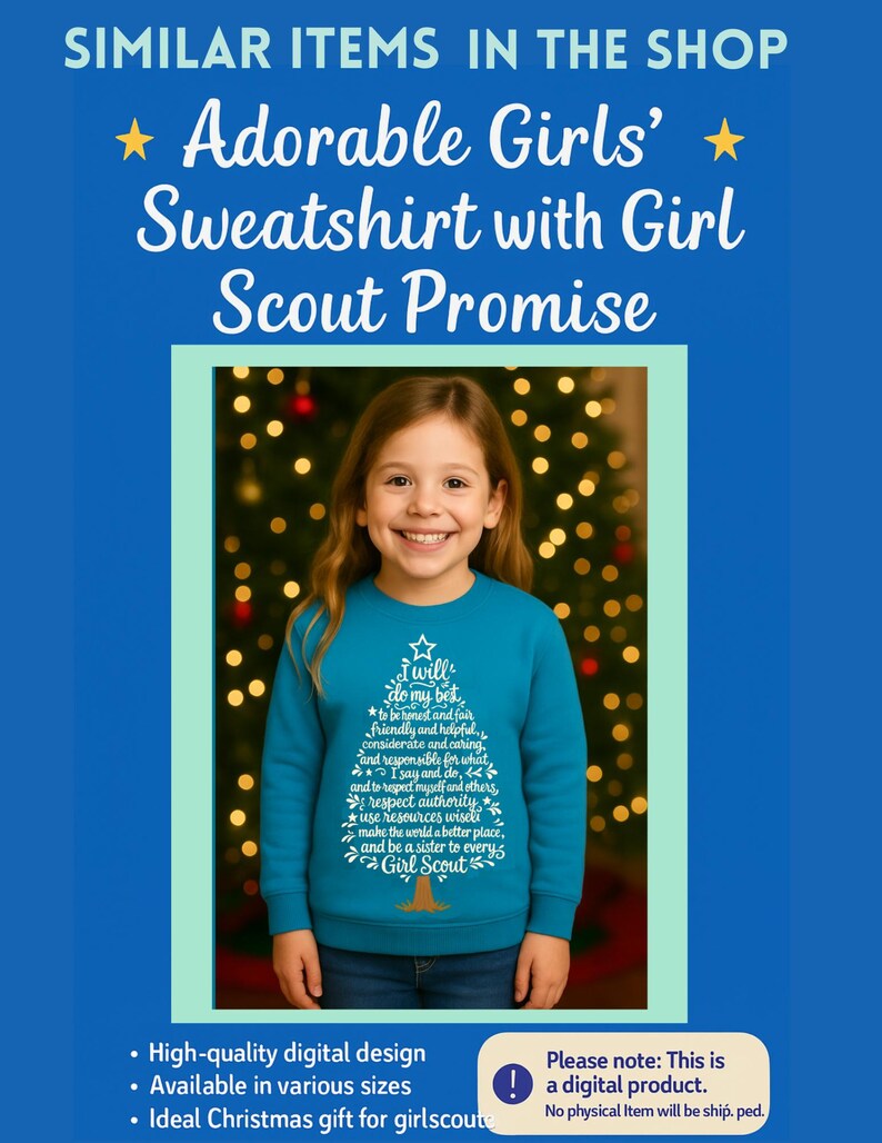 Girl Scout Promise and Law Bundle - Etsy