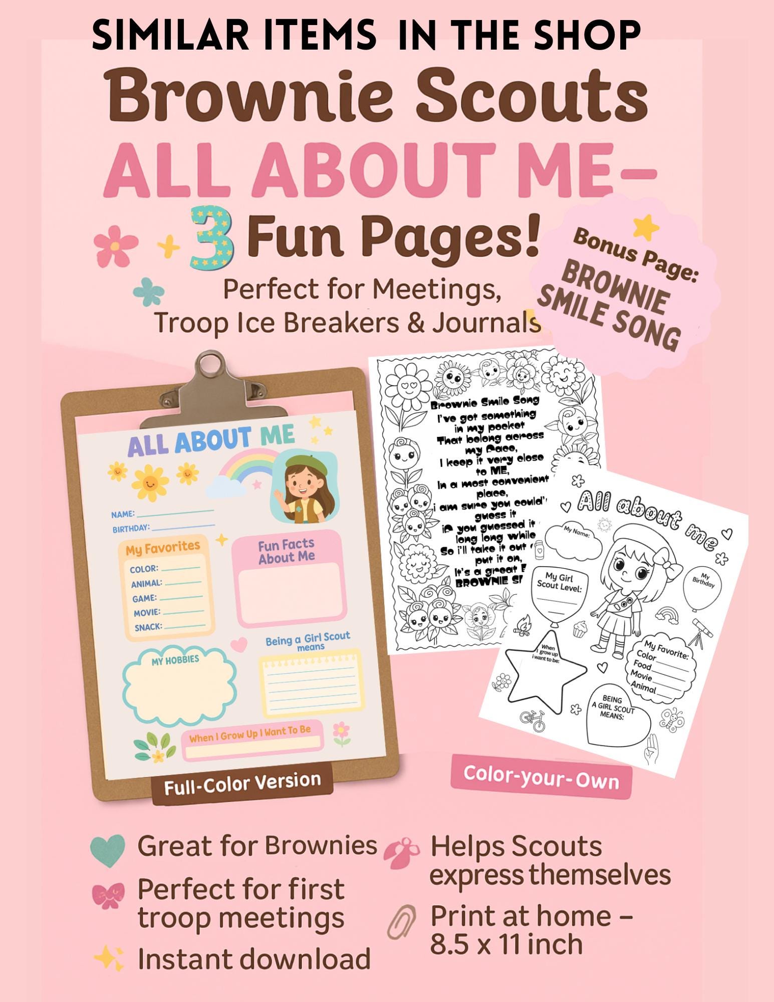 Daisy Petal Challenge | Girl Scout Law With Daisies | Activity Petals ...