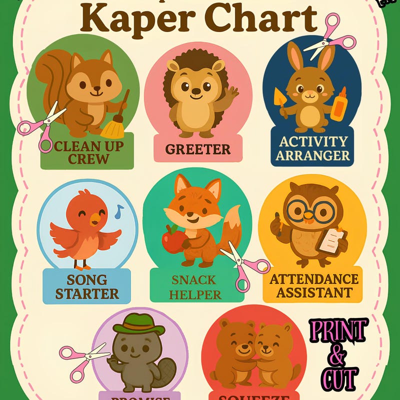 Kaper Chart - Etsy