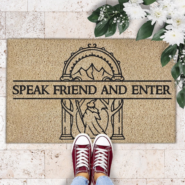 Speak Friend and Enter - Etsy