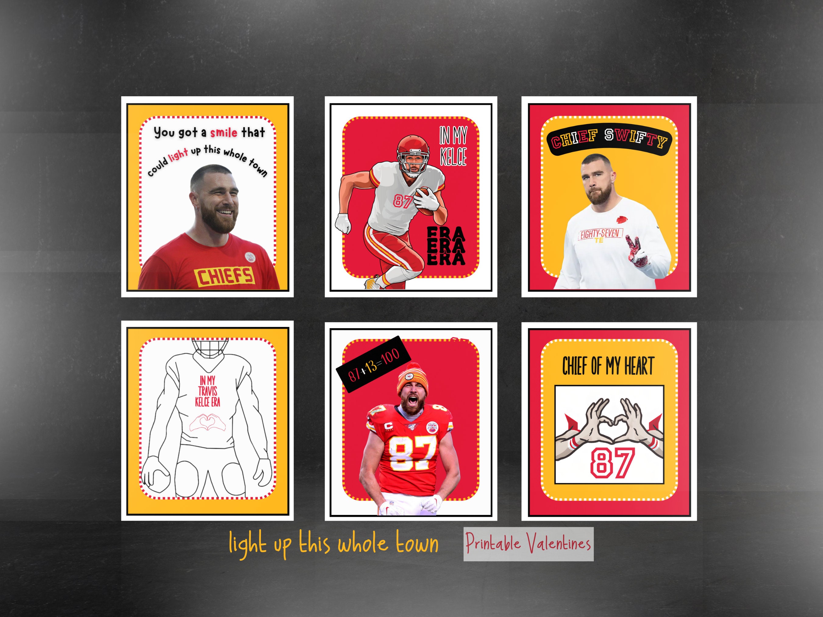 Taylor Swift Travis Kelce Valentines, Taylor and Travis Valentine Cards ...