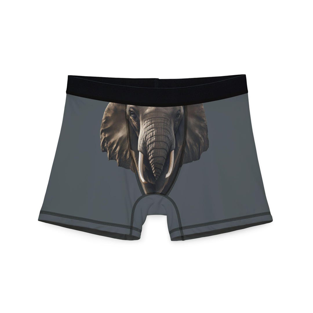 Elephant Trunk Boxers, Funny Men's Boxer Shorts, Gift for Him, Pack ...