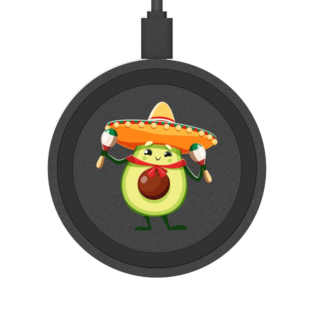 Dancing Avocado Wireless Charging Pad, Avocado Lover Phone Charger ...
