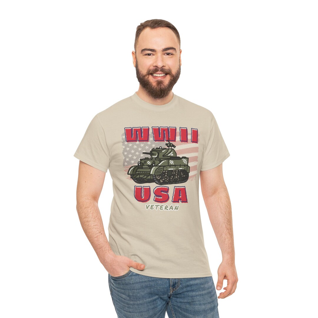 US Army WWII Tank T-shirt, World War II Tank Shirt - Etsy