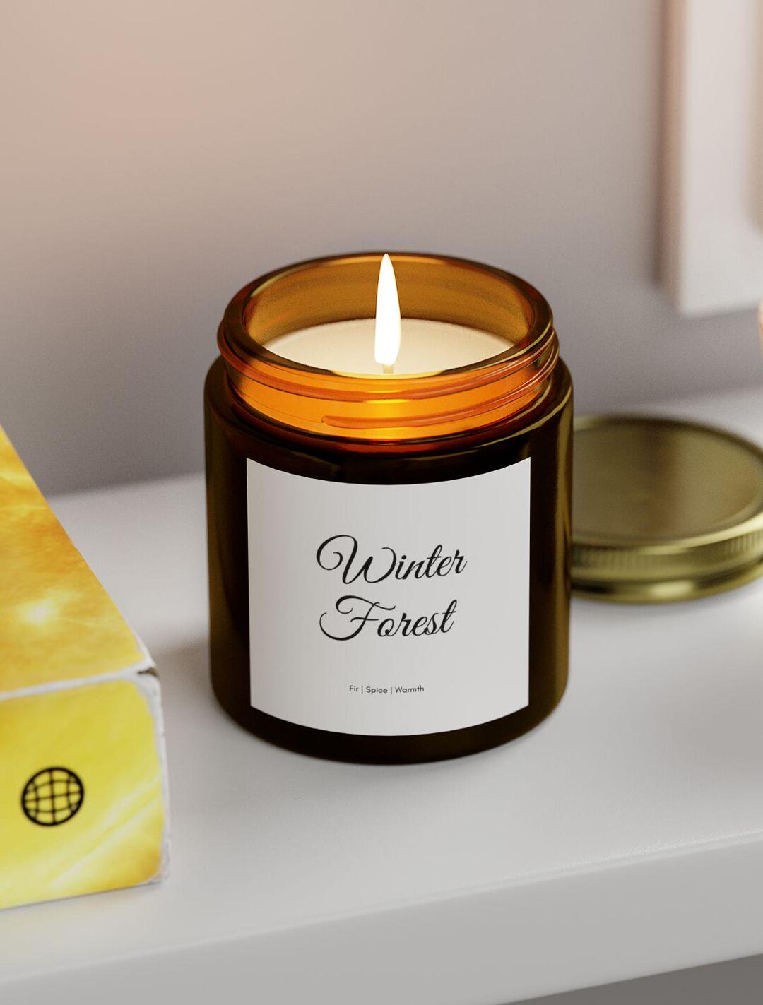 Winter Forest Candles 4oz, 9oz, Cute Minimalist Vibe Home Decor, Cute ...