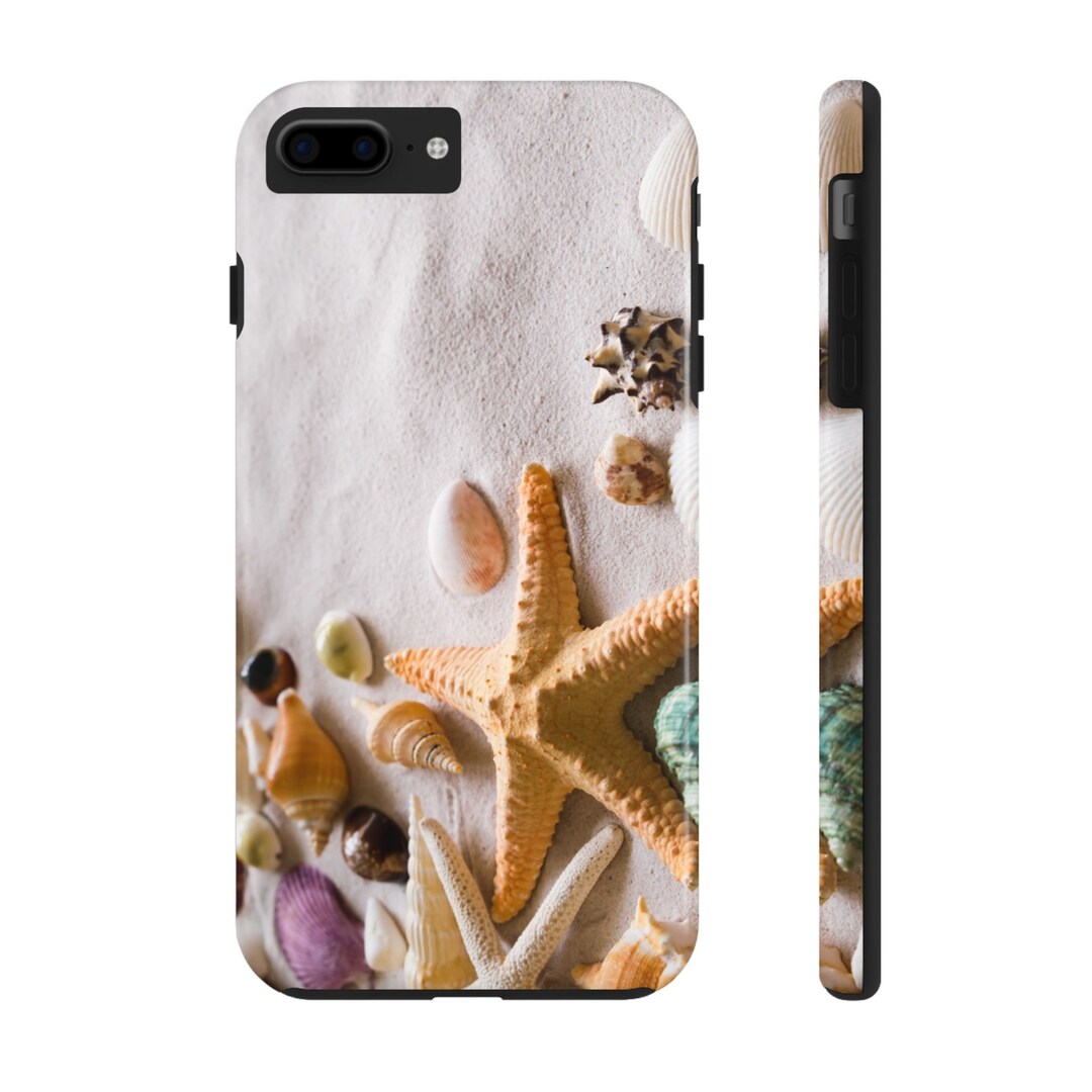 Sea Shells and Sand Tough Phone Cases, Beach Lovers Phone Case, Coastal ...
