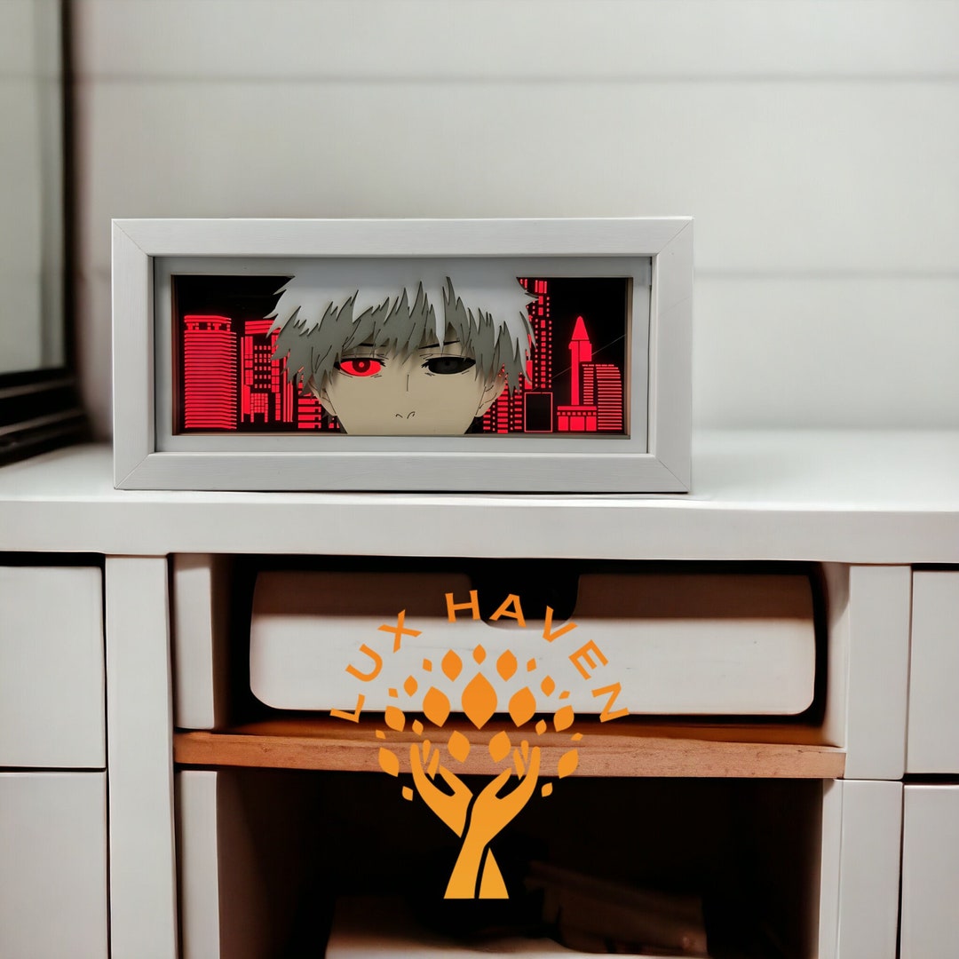 Ken Kaneki Anime Lightbox Anime Paper Table Lamp Tokyo Ghoul Anime Gift ...
