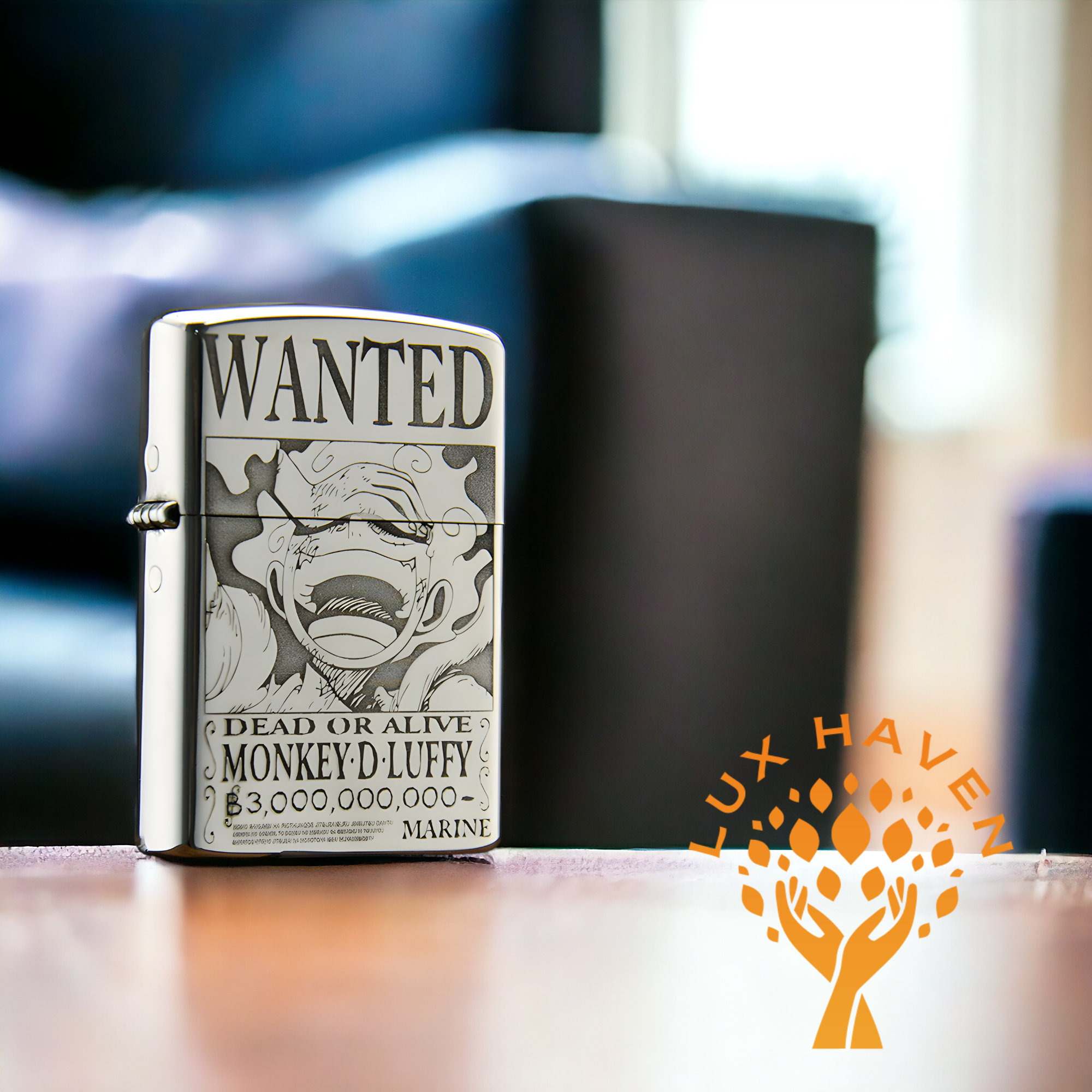 Luffy One Piece Anime Lighter One Piece Wanted Poster Lighter Custom ...