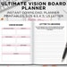 Vision Board Planner, Instant Download Vision Board Planner, Dream Life ...