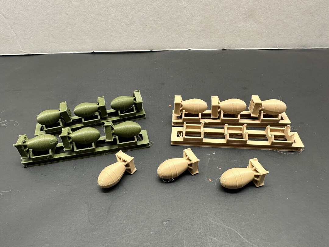 N Scale 1:160 Nuke / Atomic Bomb Cargo Freight Load for Flat Cars and ...