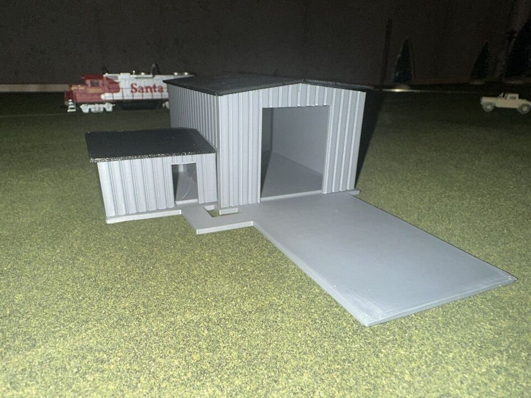 HO - Scale Truck Repair Garage / Warehouse and Office 1:87 Commercial ...