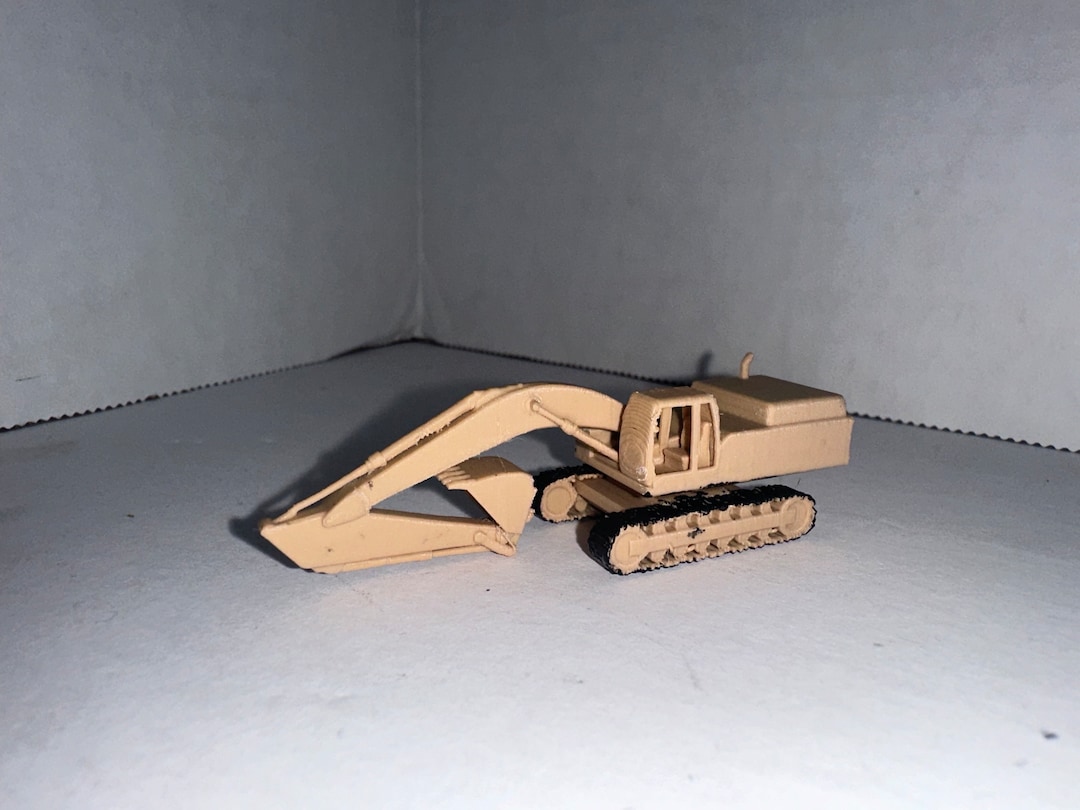 HO - Scale Excavator / Digger 1:87 Truck / Construction Vehicle for 1/ ...