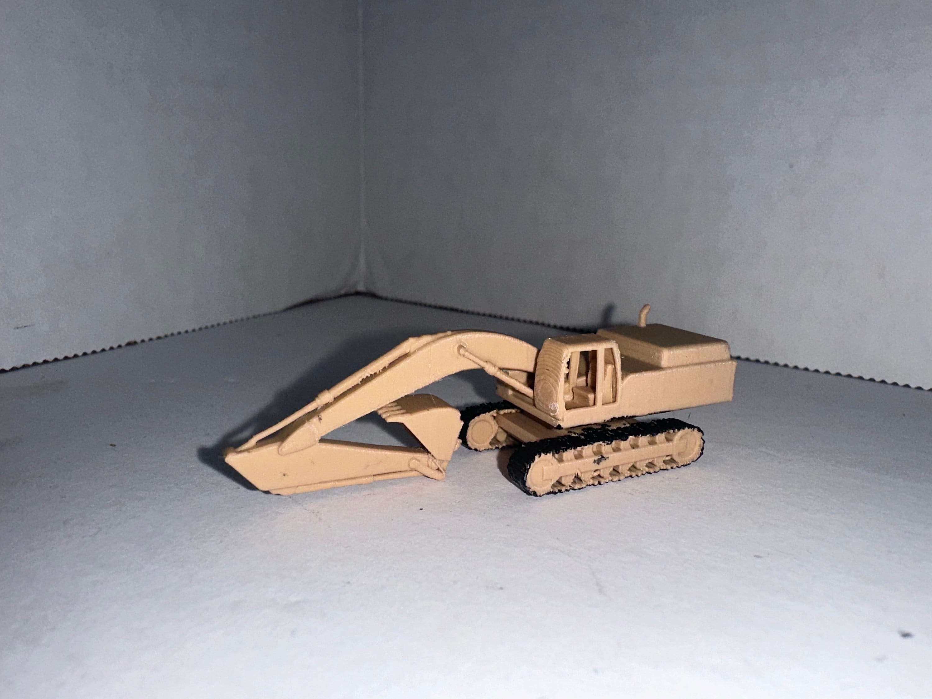 HO - Scale Excavator / Digger 1:87 Truck / Construction Vehicle for 1/ ...