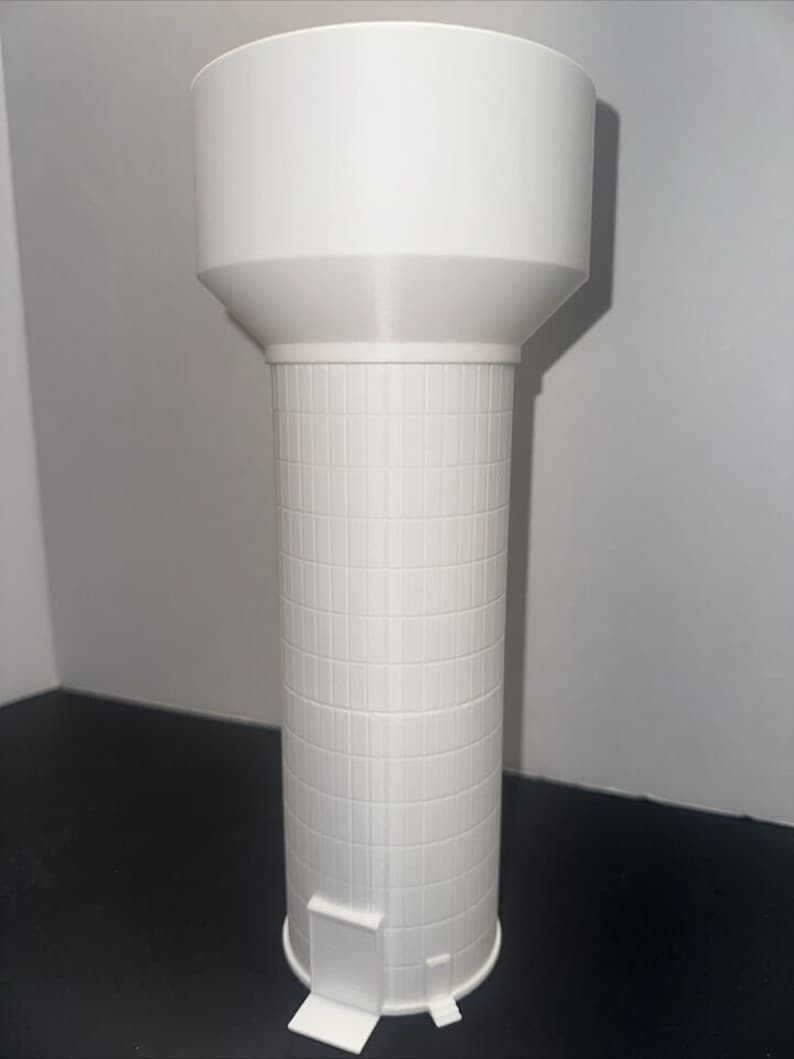 N - Scale Water Tower White Unpainted High Detail 1:160 Tall Utility ...