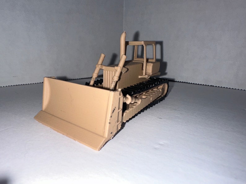 HO Scale Bulldozer for 1/87 Train Set Background Vehicle / Construction ...