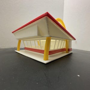 HO Scale Fast Food Chain Restaurant Drive Thru 1:87 Building Mcdonald's ...
