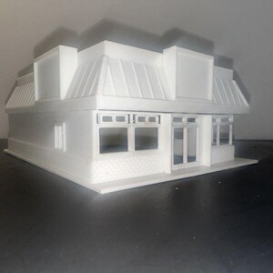 HO - Scale Fast Food Restaurant With Drive Thru 1:87 Commercial ...