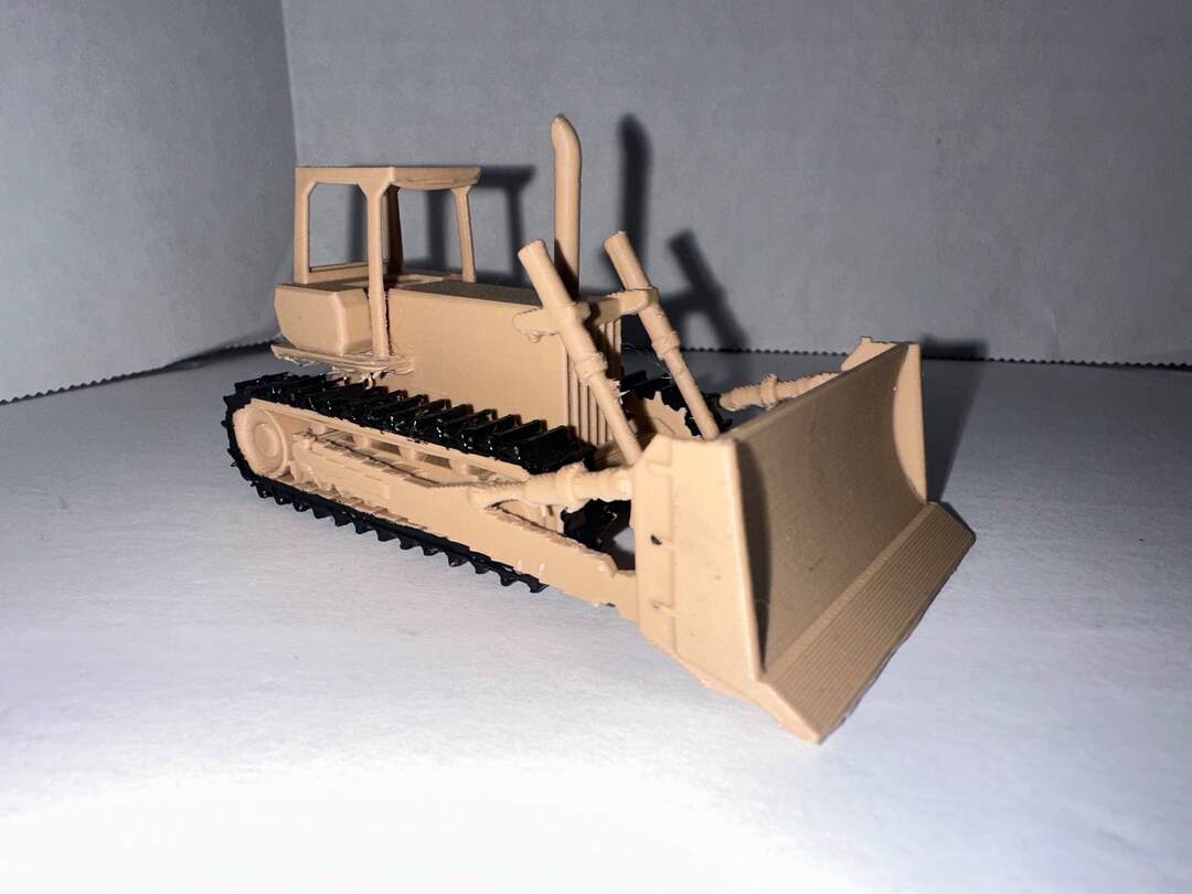 HO Scale Bulldozer for 1/87 Train Set Background Vehicle / Construction ...