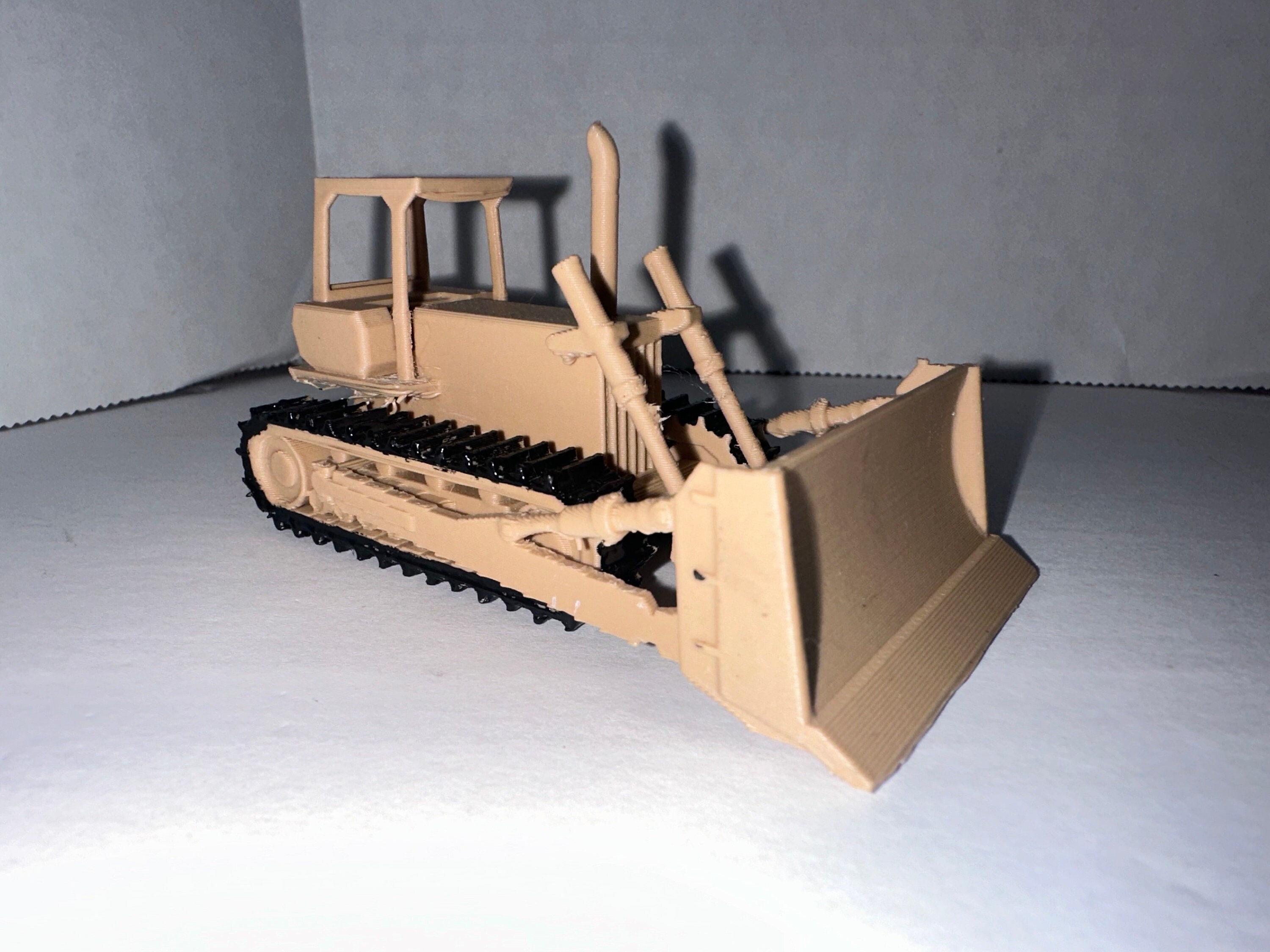 HO Scale Bulldozer for 1/87 Train Set Background Vehicle / Construction ...