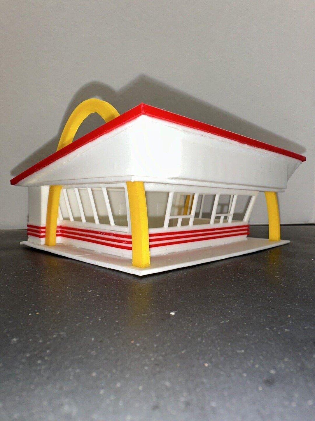 HO Scale Fast Food Chain Restaurant Drive Thru 1:87 Building Mcdonald's ...