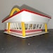 HO Scale Fast Food Chain Restaurant Drive Thru 1:87 Building Mcdonald's ...