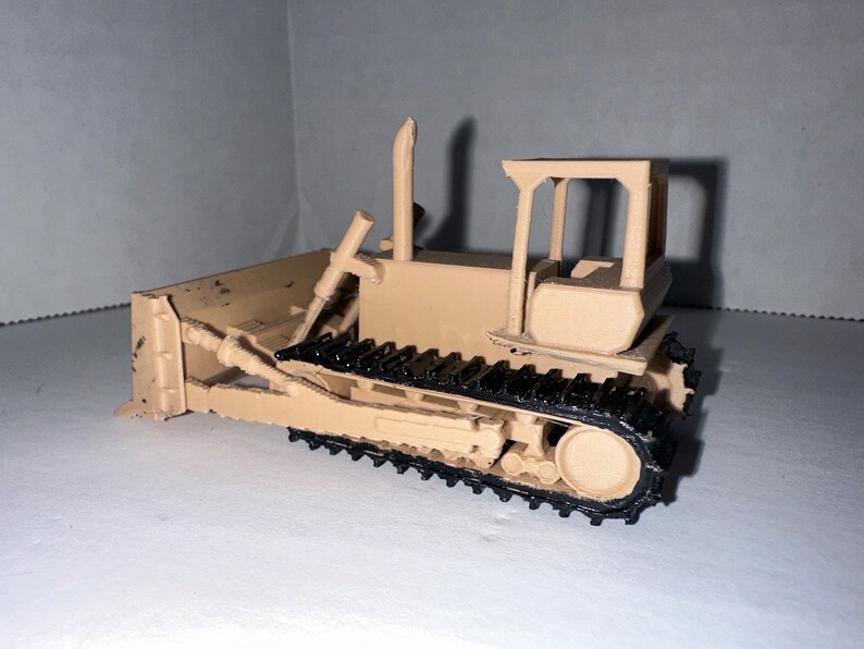 HO Scale Bulldozer for 1/87 Train Set Background Vehicle / Construction ...