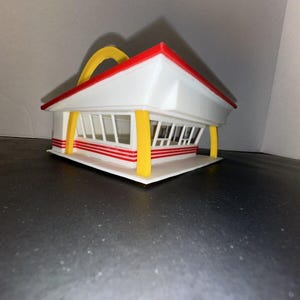 HO Scale Fast Food Chain Restaurant Drive Thru 1:87 Building Mcdonald's ...