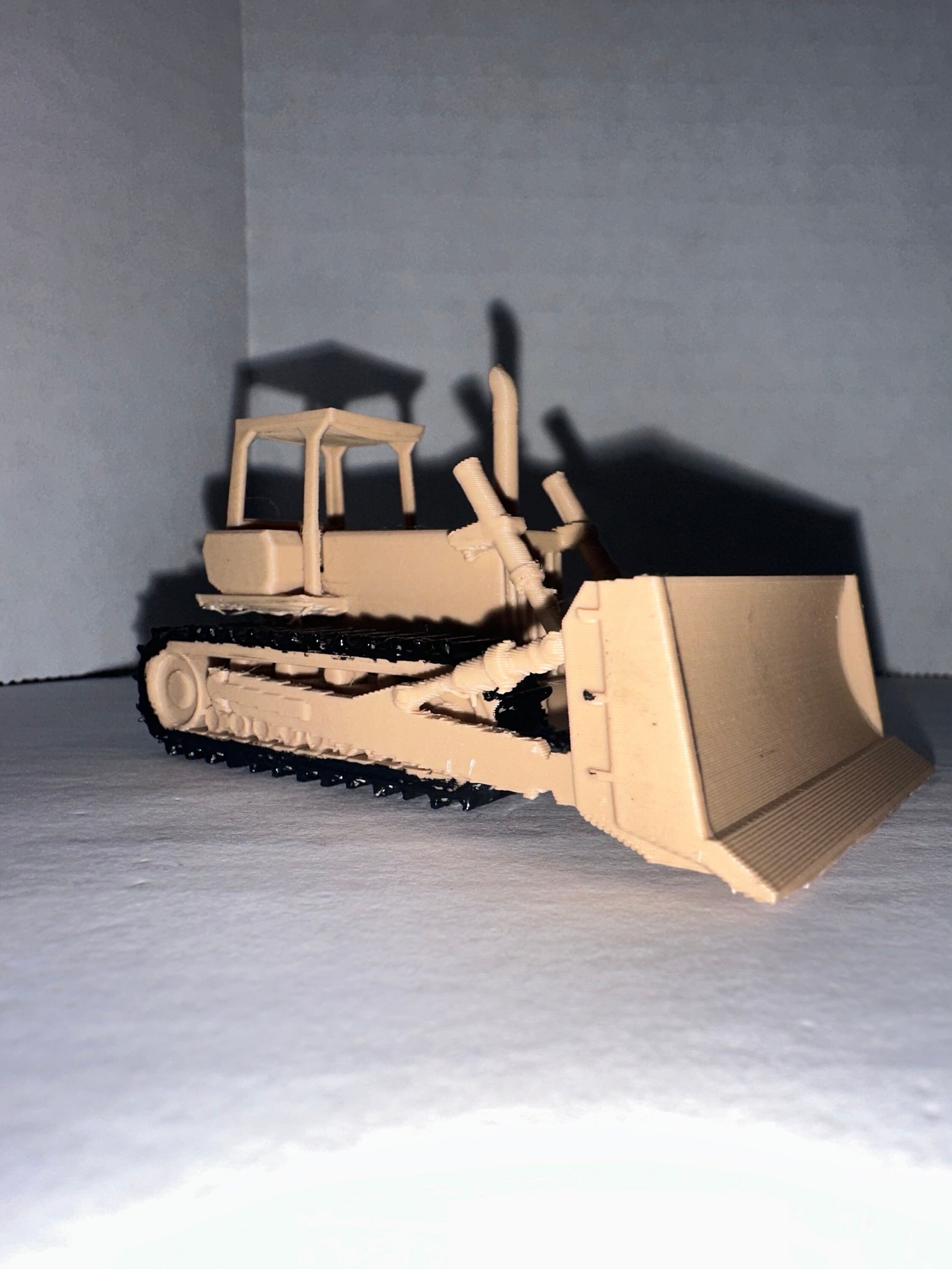 HO Scale Bulldozer for 1/87 Train Set Background Vehicle / Construction ...
