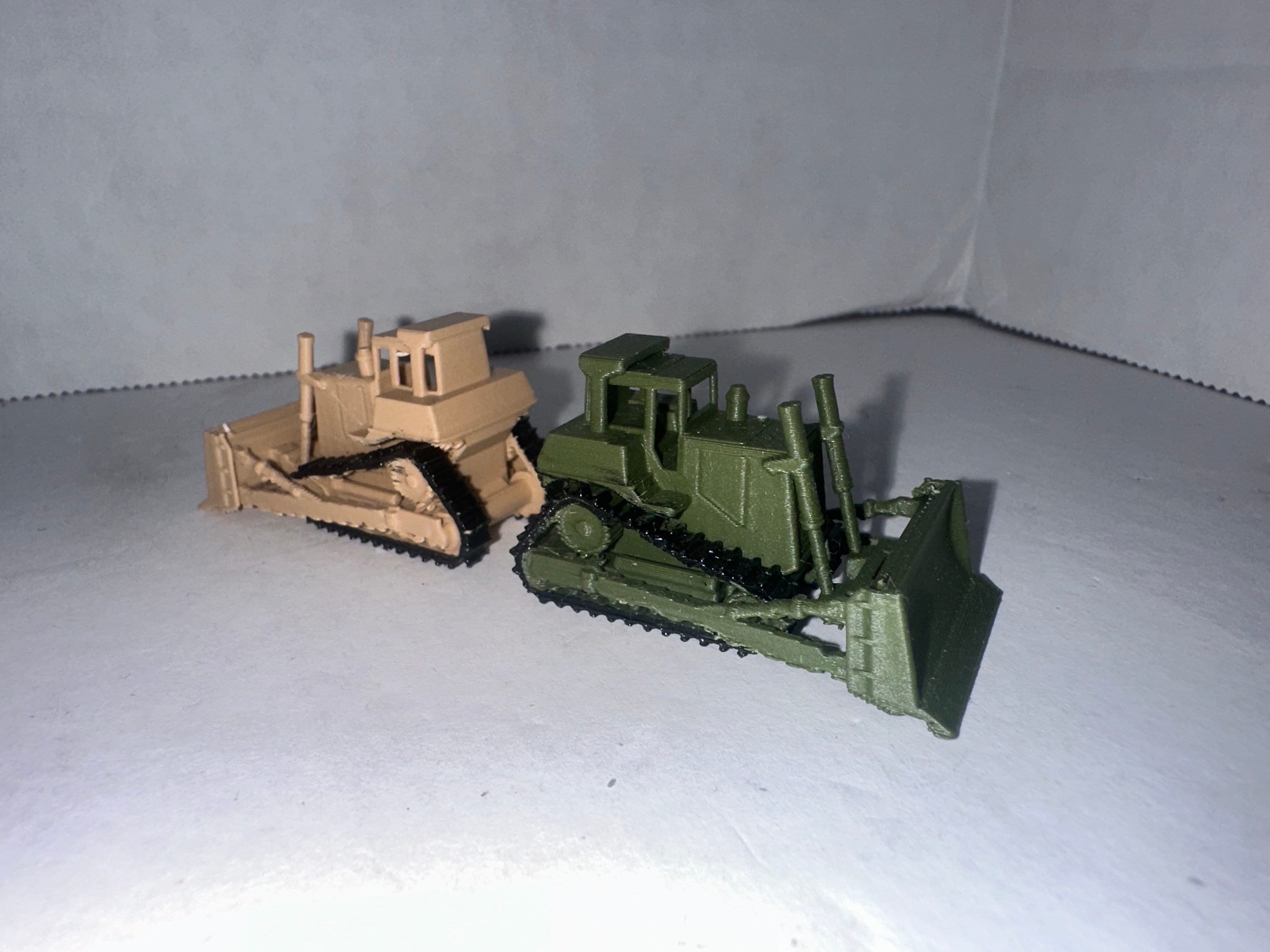 N - Scale Dozer Pack 1:160 Military Construction Bulldozers / Farm ...