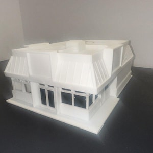 HO - Scale Fast Food Restaurant With Drive Thru 1:87 Commercial ...