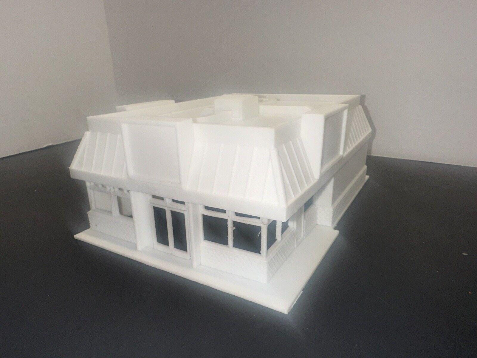 HO - Scale Fast Food Restaurant With Drive Thru 1:87 Commercial ...