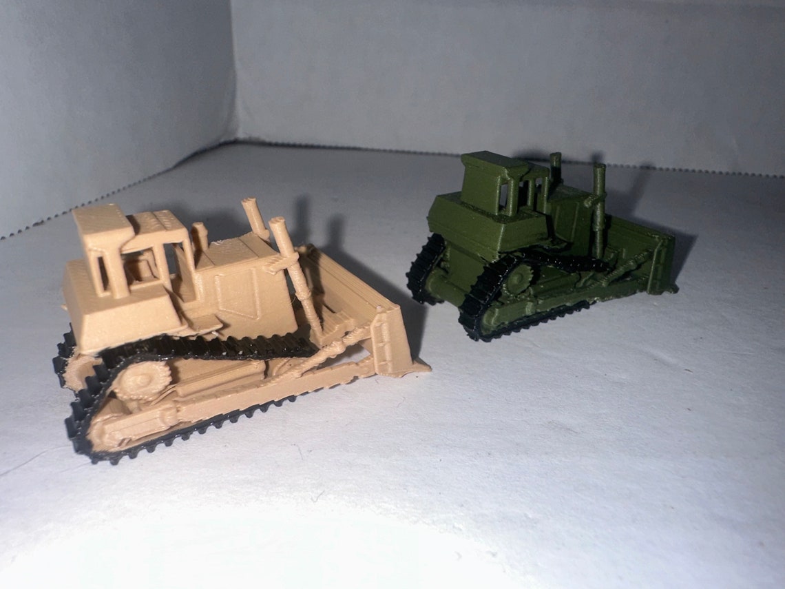 N Scale Dozer Pack 1:160 Military Construction Bulldozers / Farm ...