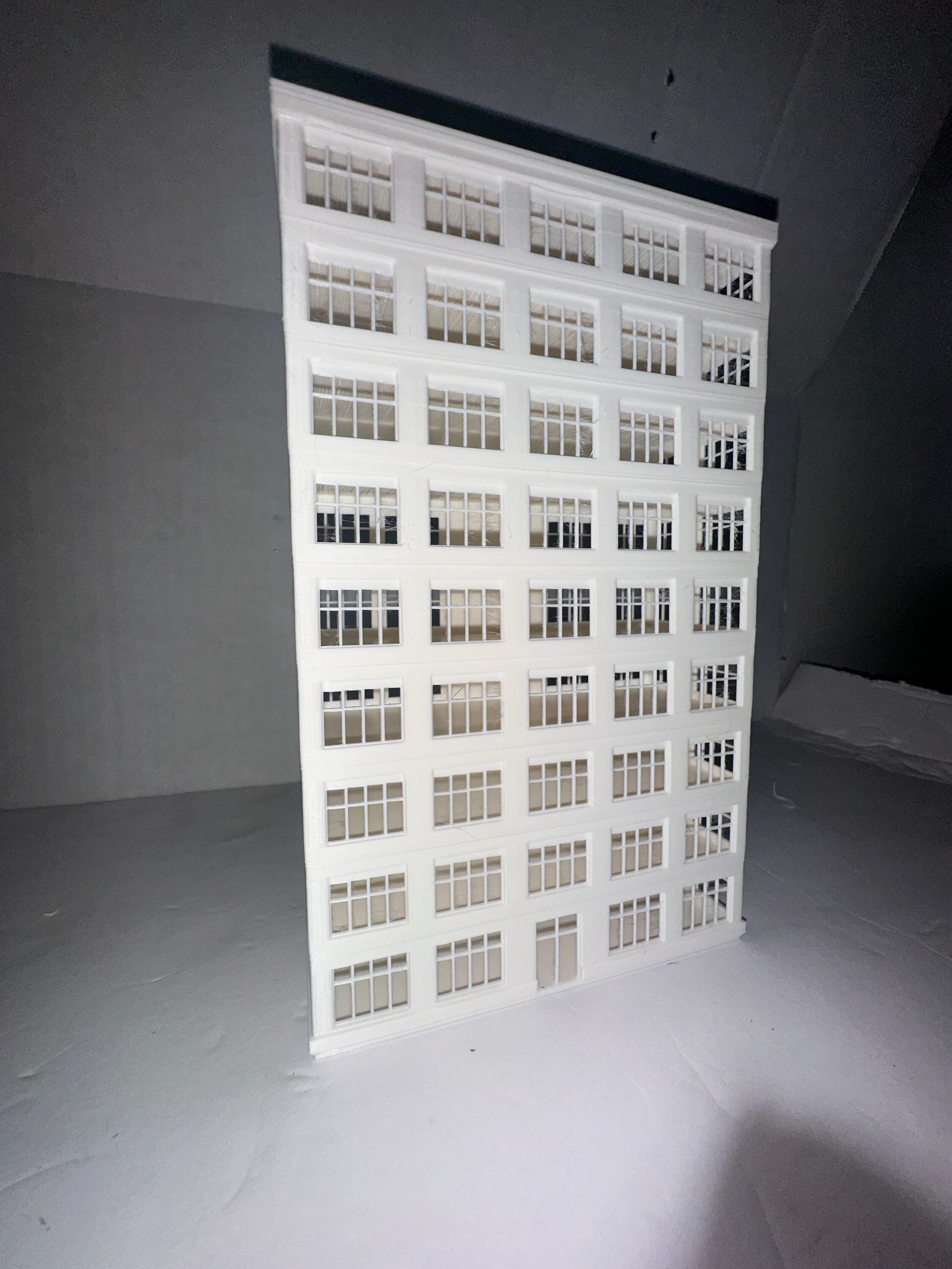 N-scale Hospital ER Large Building White 3D Model 1:160 Scale ...