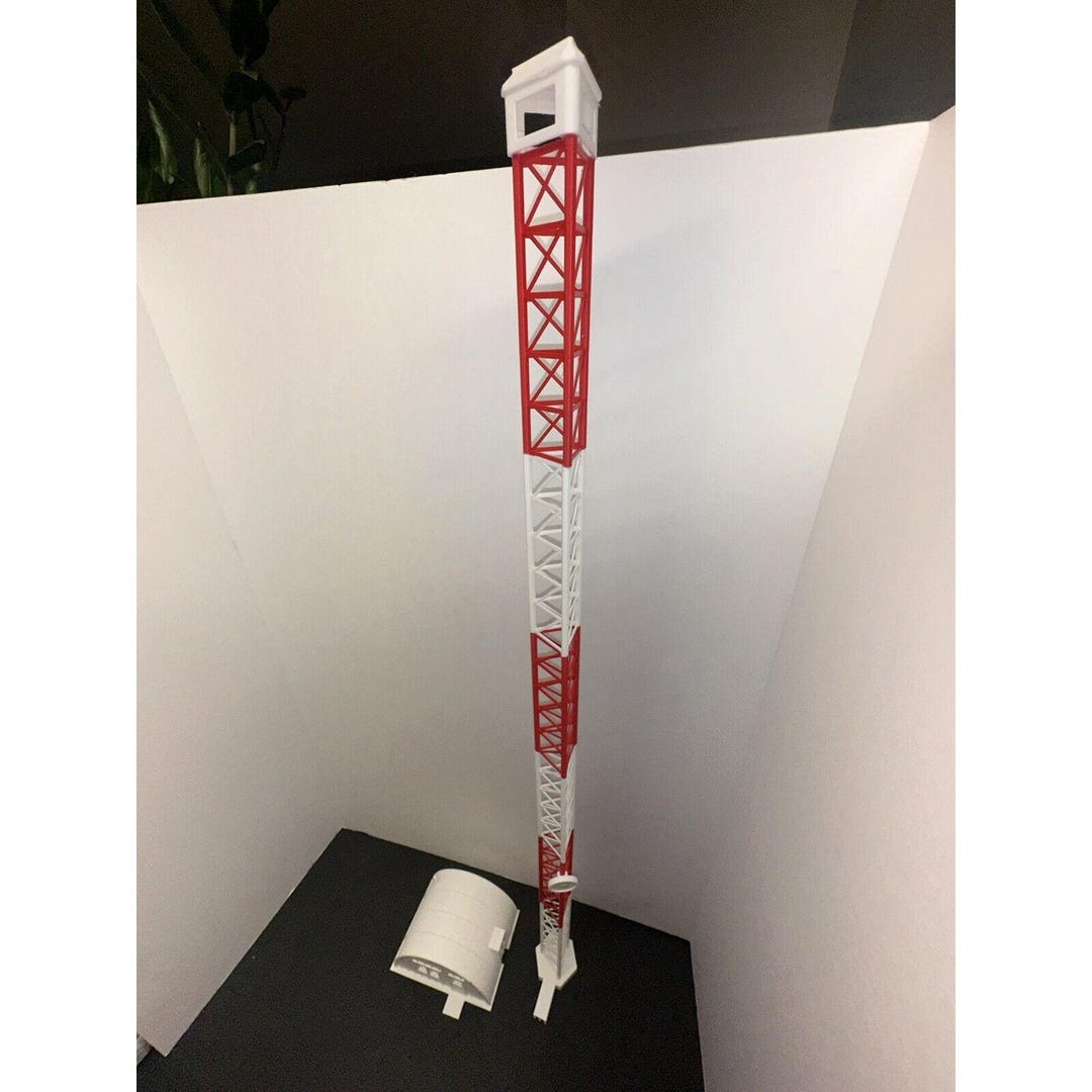 O - Scale Cell Phone Tower 1:48 Radio Broadcast Communications Antenna ...