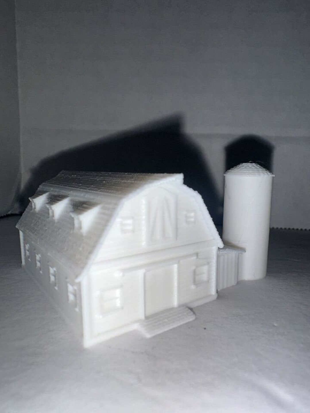 N - Scale Barn / Farm Storage Shop Building 1:160 Train Layout Scenery ...