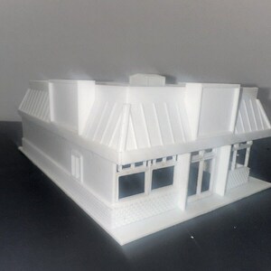 HO - Scale Fast Food Restaurant With Drive Thru 1:87 Commercial ...