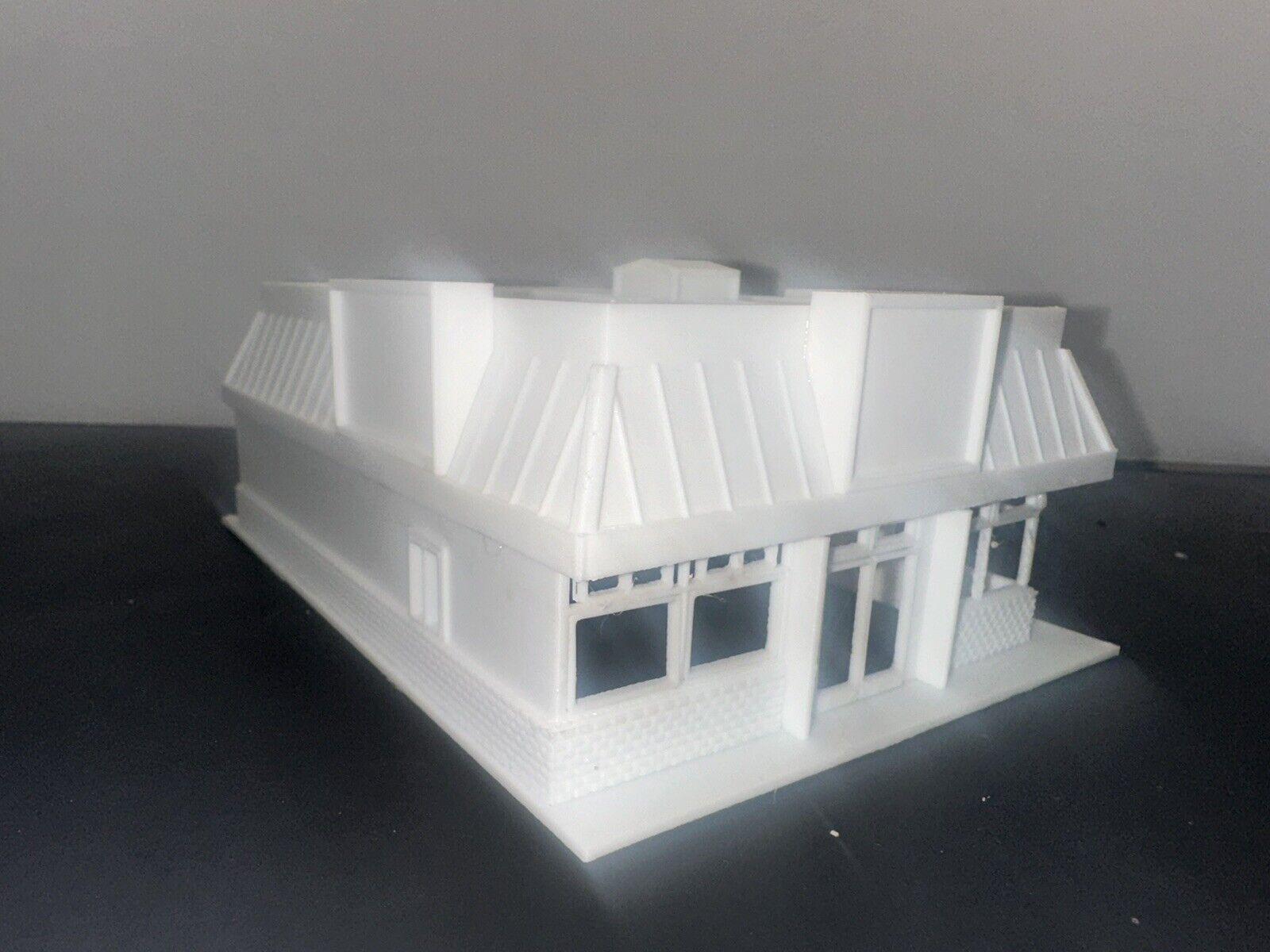 HO - Scale Fast Food Restaurant With Drive Thru 1:87 Commercial ...