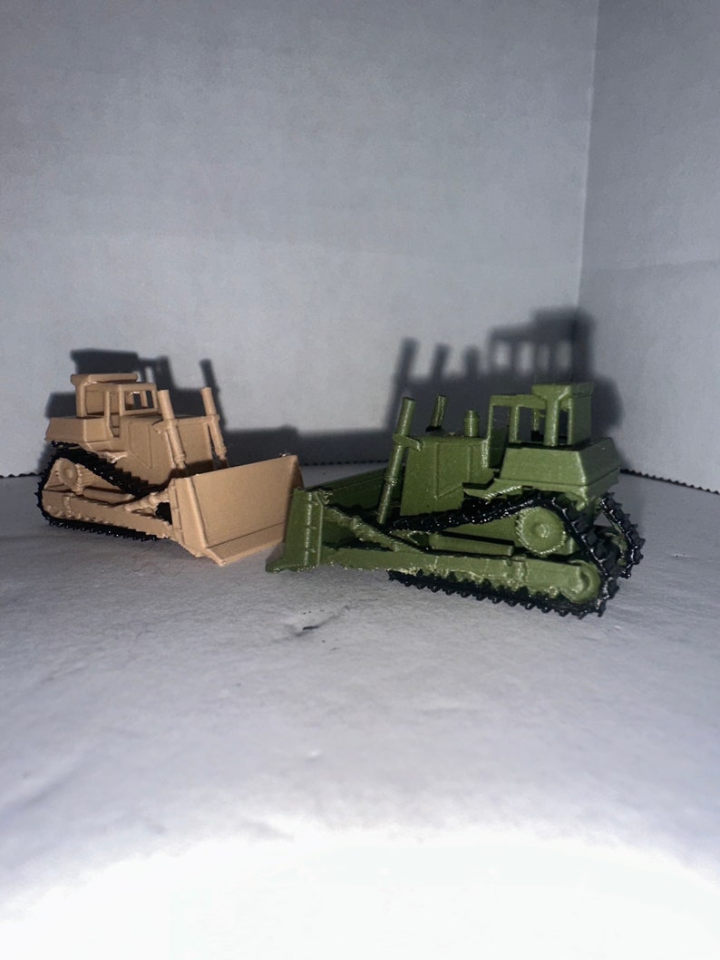N - Scale Dozer Pack 1:160 Military Construction Bulldozers / Farm ...