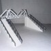 N - Scale Pedestrian Bridge / Walkway for Double Tracks! 1:160 Detailed ...