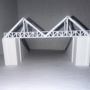 N - Scale Pedestrian Bridge / Walkway for Double Tracks! 1:160 Detailed ...