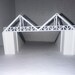 N - Scale Pedestrian Bridge / Walkway for Double Tracks! 1:160 Detailed ...