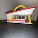 HO Scale Fast Food Chain Restaurant Drive Thru 1:87 Building Mcdonald's ...