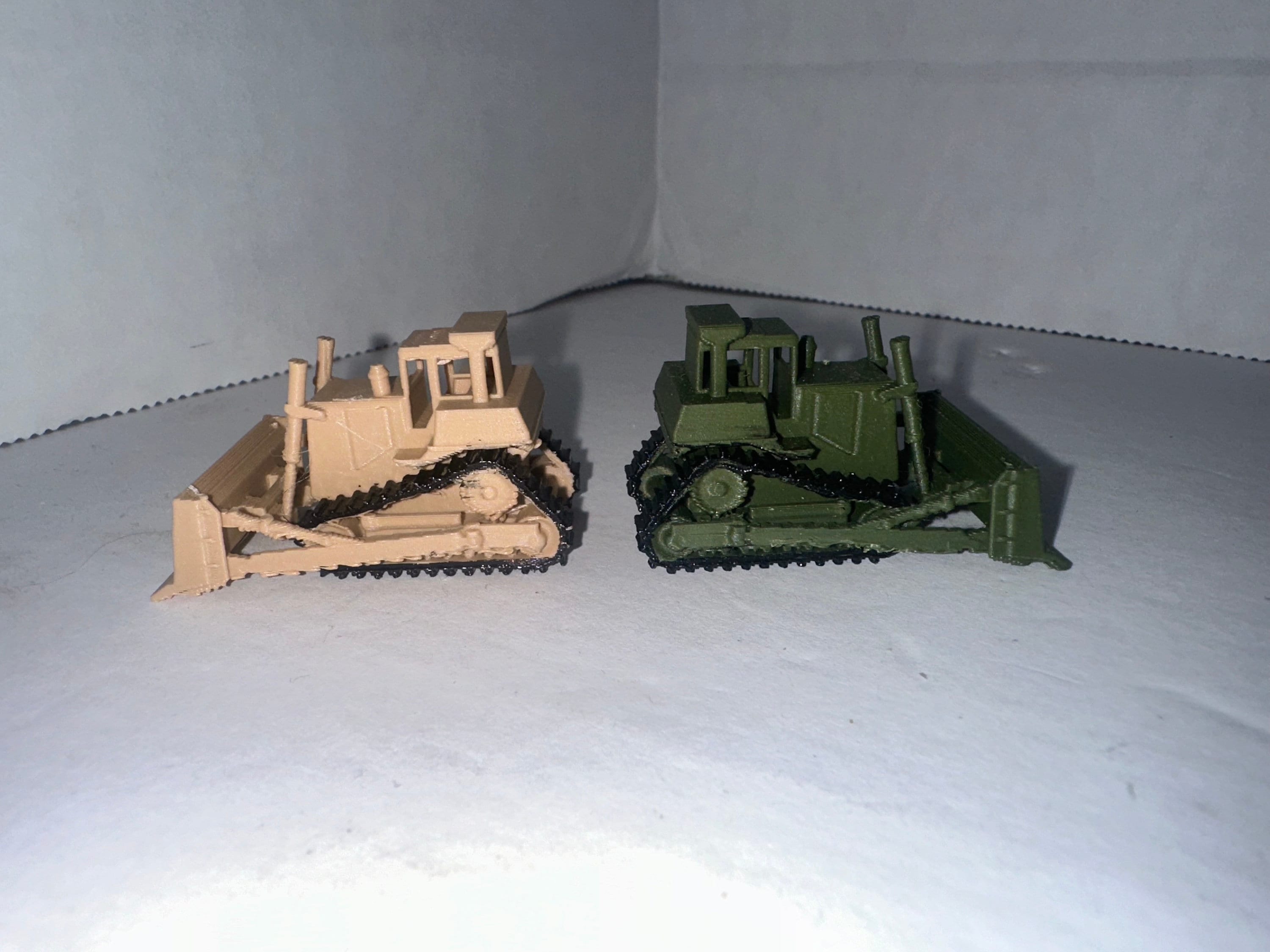 N - Scale Dozer Pack 1:160 Military Construction Bulldozers / Farm ...