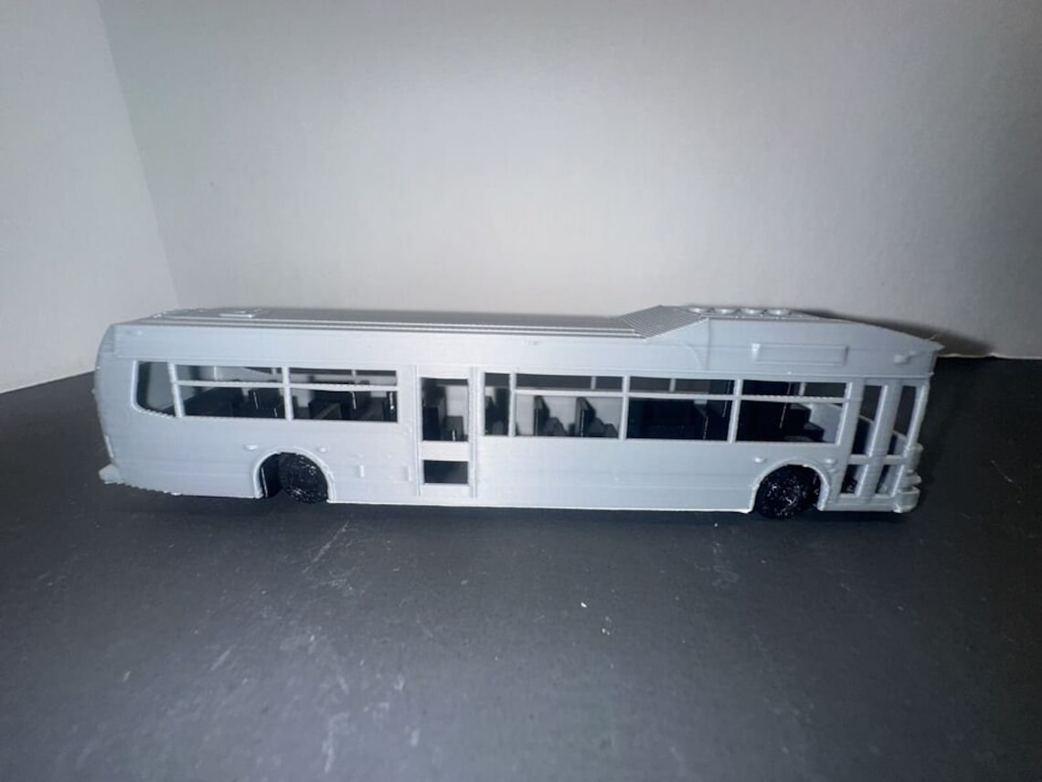 HO Scale City Bus New Flyer Invero 1:87 Public Transport Detailed Urban ...