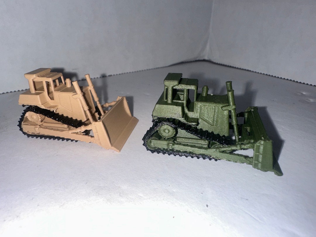 N - Scale Dozer Pack 1:160 Military Construction Bulldozers / Farm ...