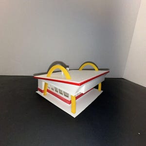 HO Scale Fast Food Chain Restaurant Drive Thru 1:87 Building Mcdonald's ...